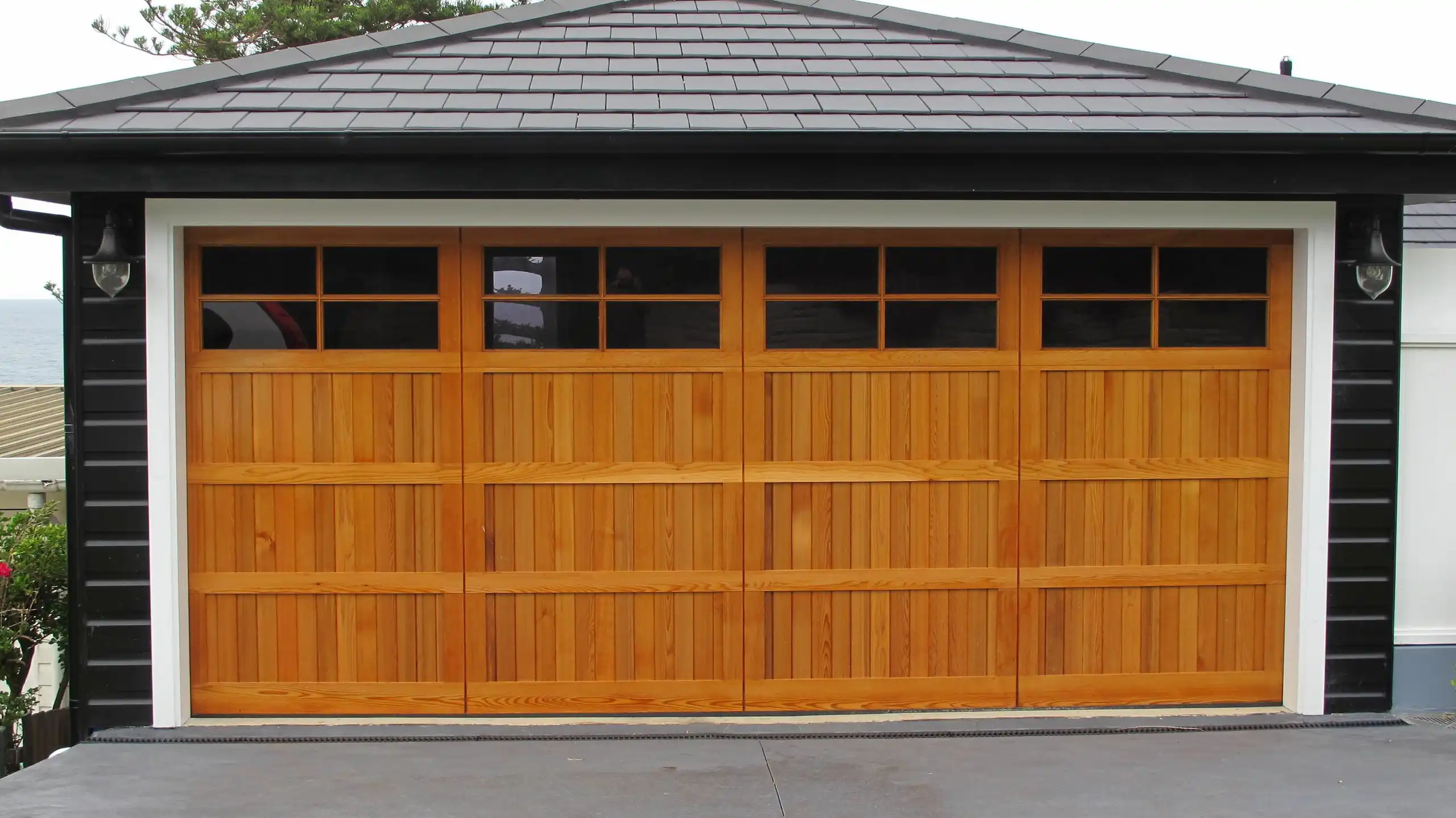 Personality Garage Doors | Western Red Cedar Garage Doors Sydney